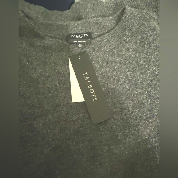 Talbots | Sweaters | New Talbot Audrey Cashmere Sweater In Grey | Poshmark